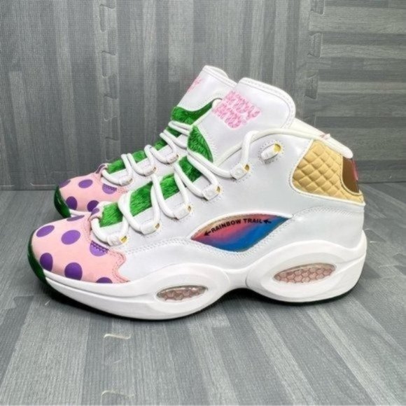 Reebok | Shoes | Reebook Iverson Question Mid Sneaker Candyland Le Men ...